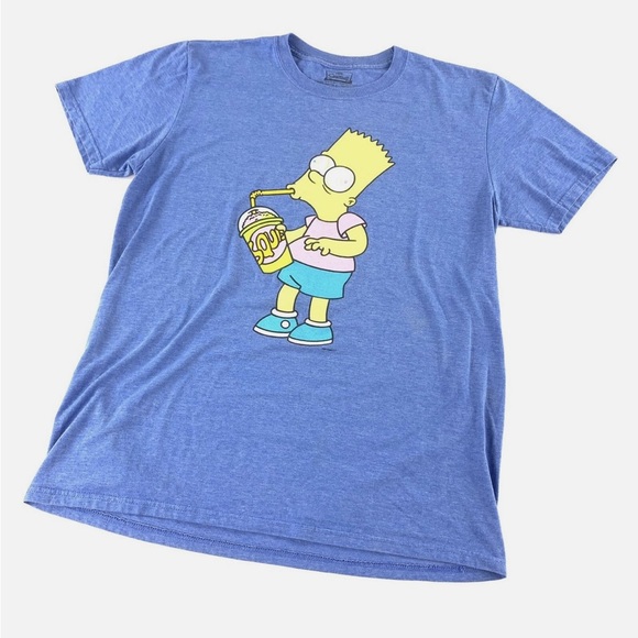 Disney | Shirts | The Simpsons Medium T Shirt Bart Simpson Squishee ...